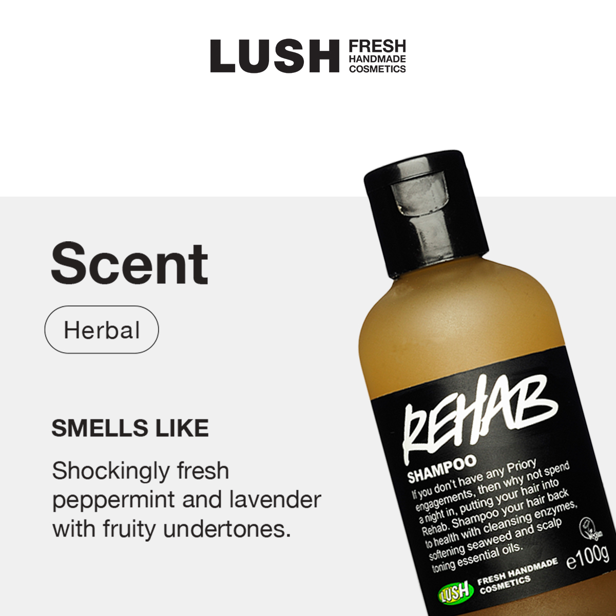 LUSH Rehab Shampoo (Nourishing) (Restorative) | Shopee Philippines