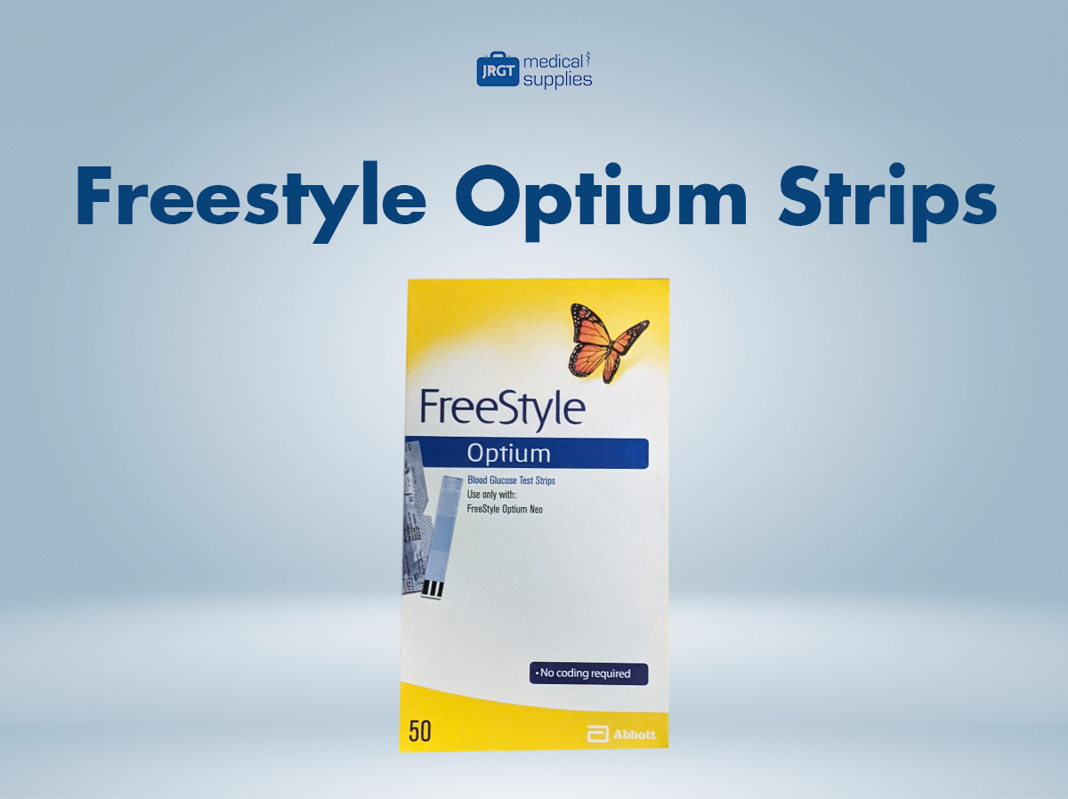 Freestyle Optium Blood Glucose Test Strips - 50pcs for Accurate Blood ...