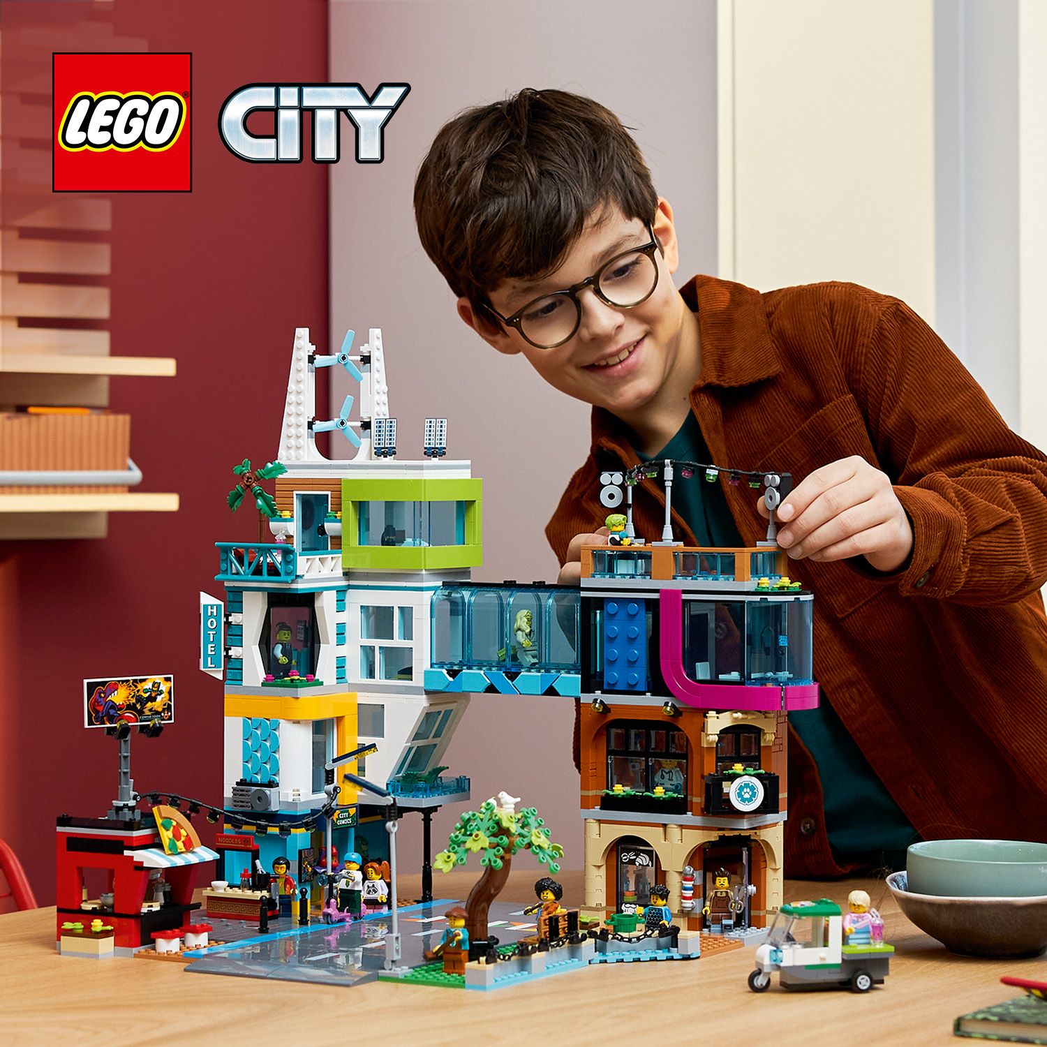 LEGO City 60380 Centre Building Toy Set (2,010 Pieces) | Shopee Philippines