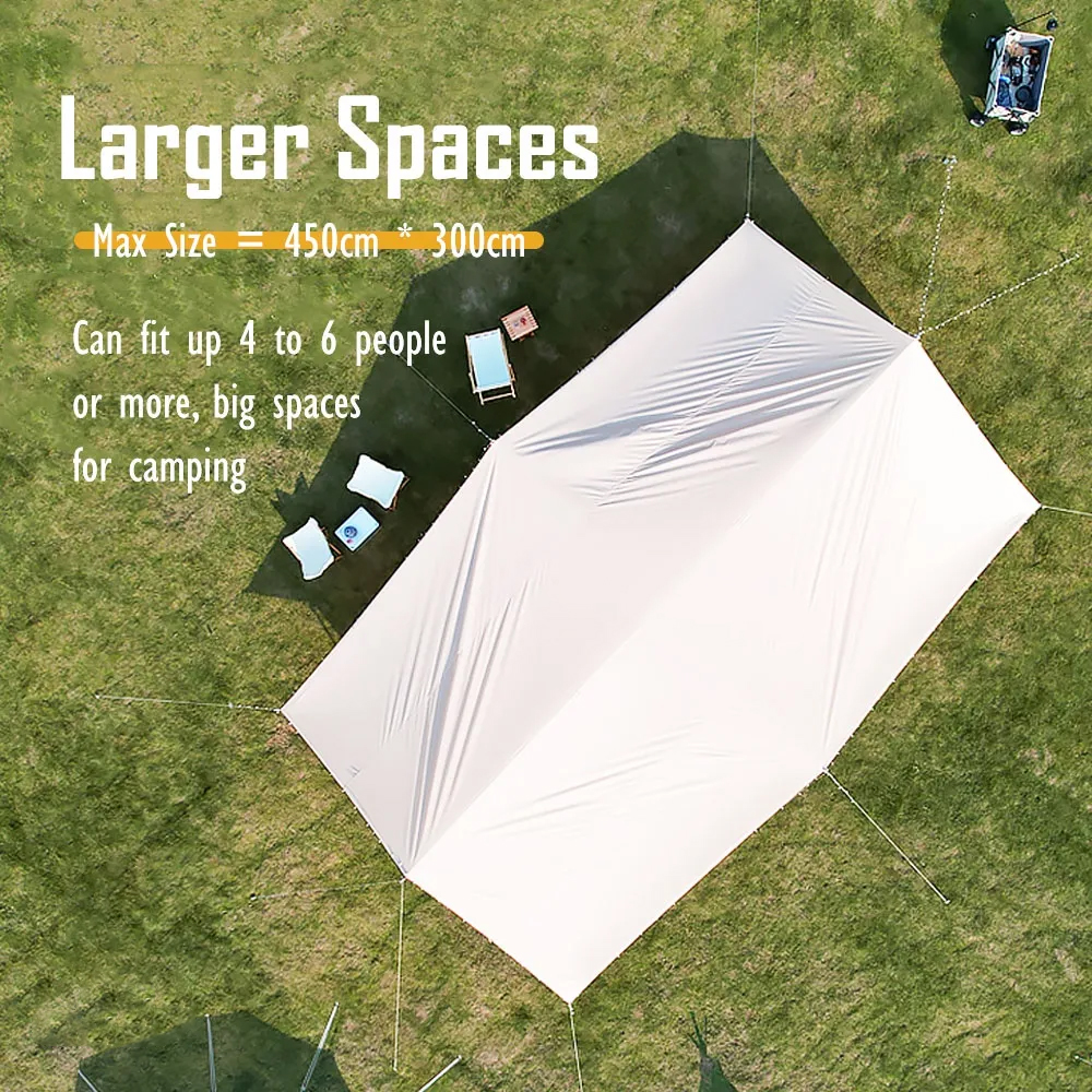 【COD】Canopy tent set 3*4.5M Ultralight Weight Awning tent set Camping ...