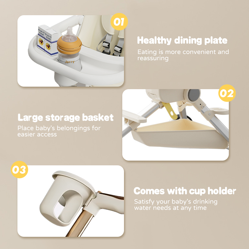 Foldable Stroller for Baby Two-Way 360 Rotating Baby Stroller Sit And ...