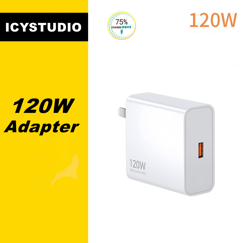 120W 66W USB Fast Charger SuperCharge Original 6A CABLE 120W Charge SET Adapter V8 SET TYPE C ...