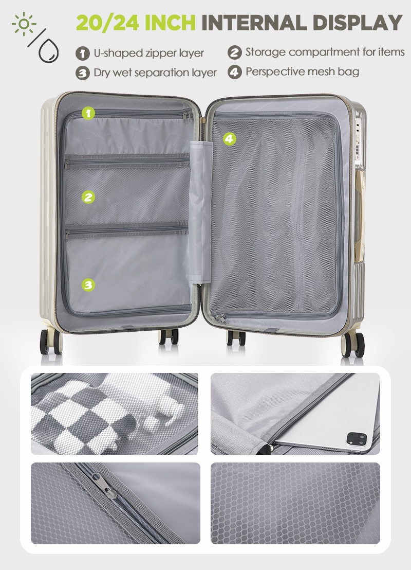 ISLAND ELEPHANT Japanese Luggage Travel Bag Double Zipper Boarding Case ...