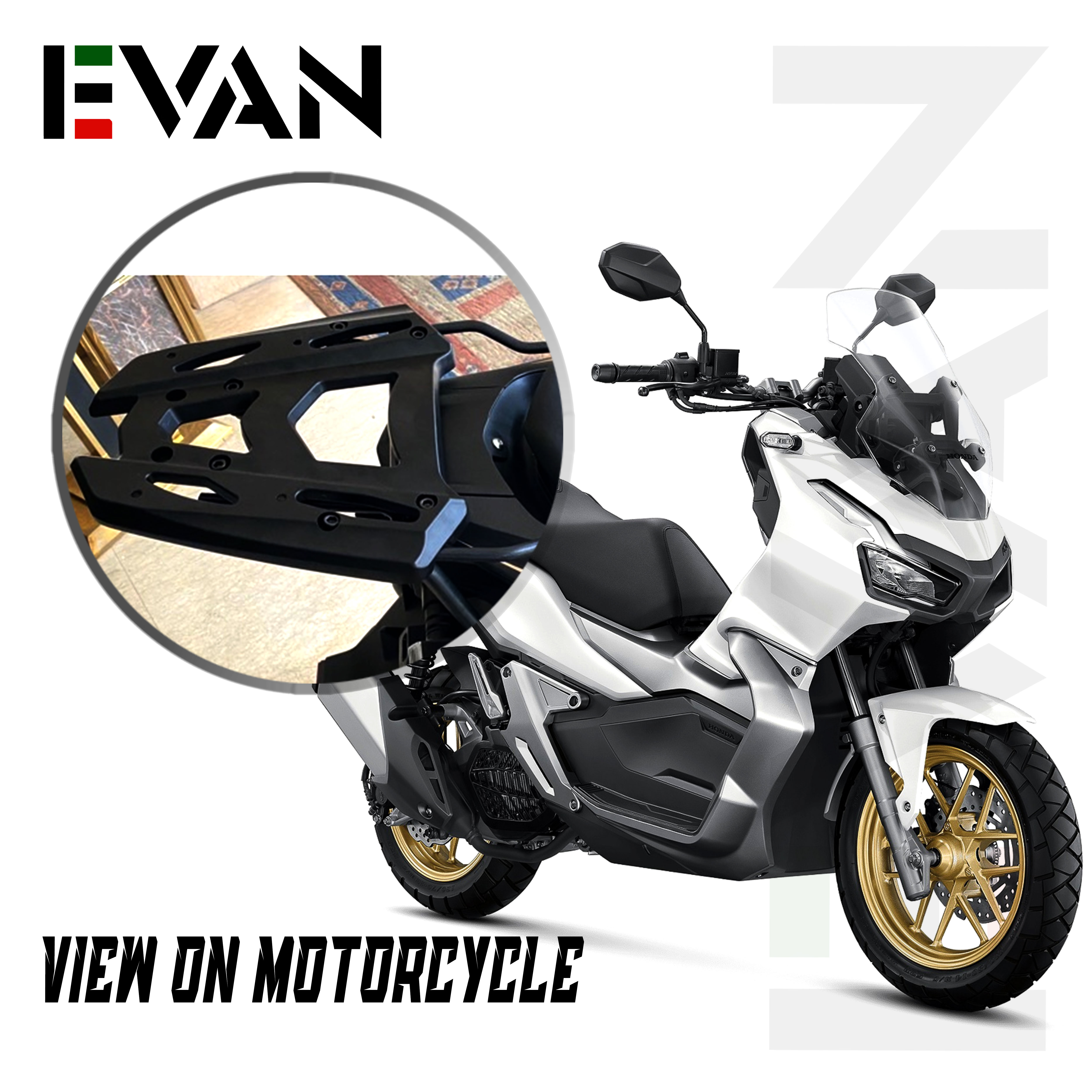 EVAN.PH HEAVY DUTY TOPBOX BRACKET FOR HONDA ADV 160 5653 | Shopee ...