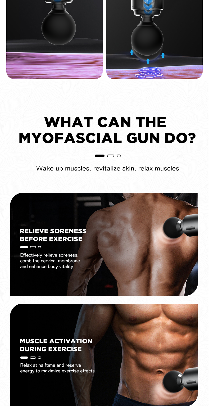 Dreepor Massage Gun Muscle Massanger High Frequency Relaxation ...