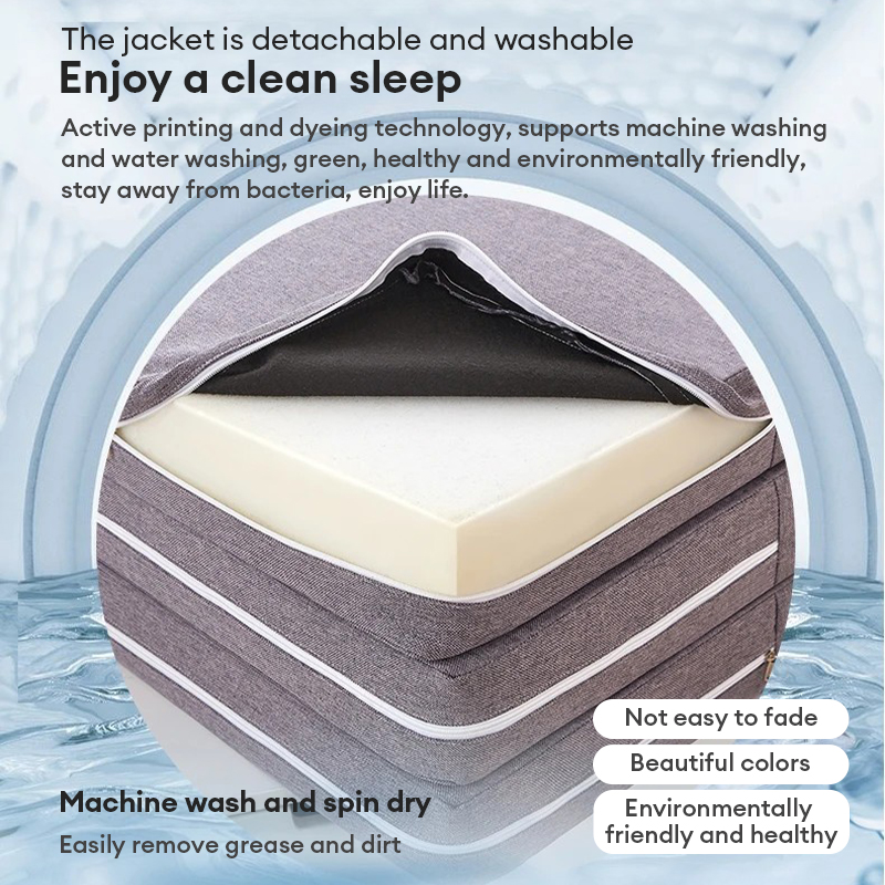 3 Fold Bed⚡️COMFY FOAM bed Trifold Foldable Mattress I 2and3 Inches ...