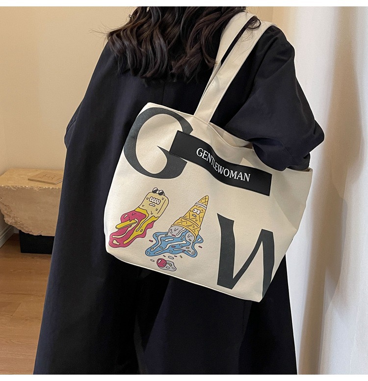 Mumu 3079 Thai New Fashion Gentle woman Canvas Shoulder Bag Tote Bag ...