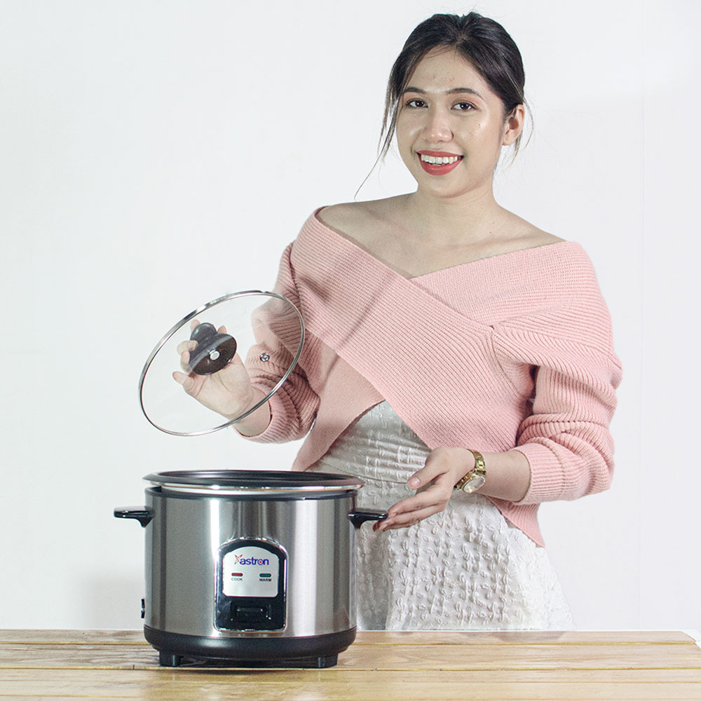 Astron SRC1805 Rice Cooker - 1.8L | Easy to Clean | Anti-Rust | 6-10 ...