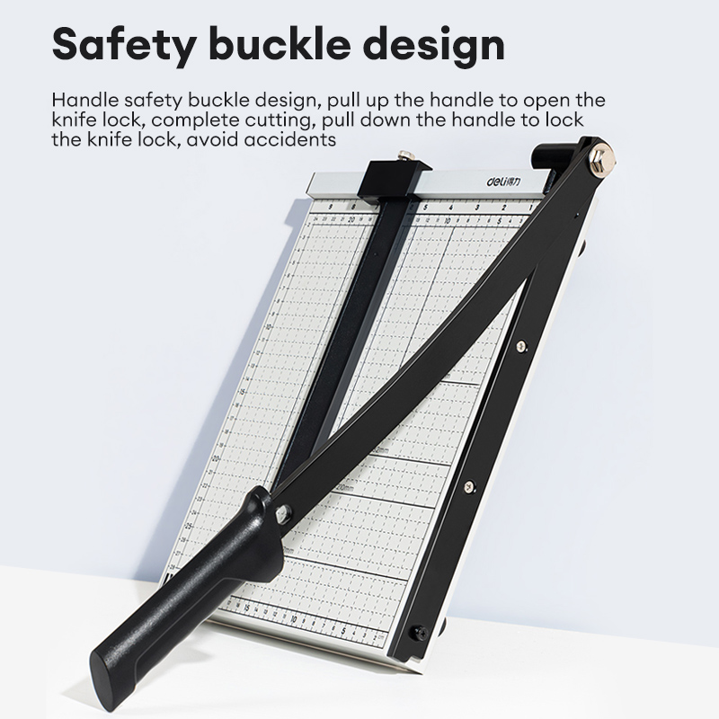 Deli Heavy Duty Paper Cutter Photo Cutter A4 B5 A5 B6 B7 Size Manual ...