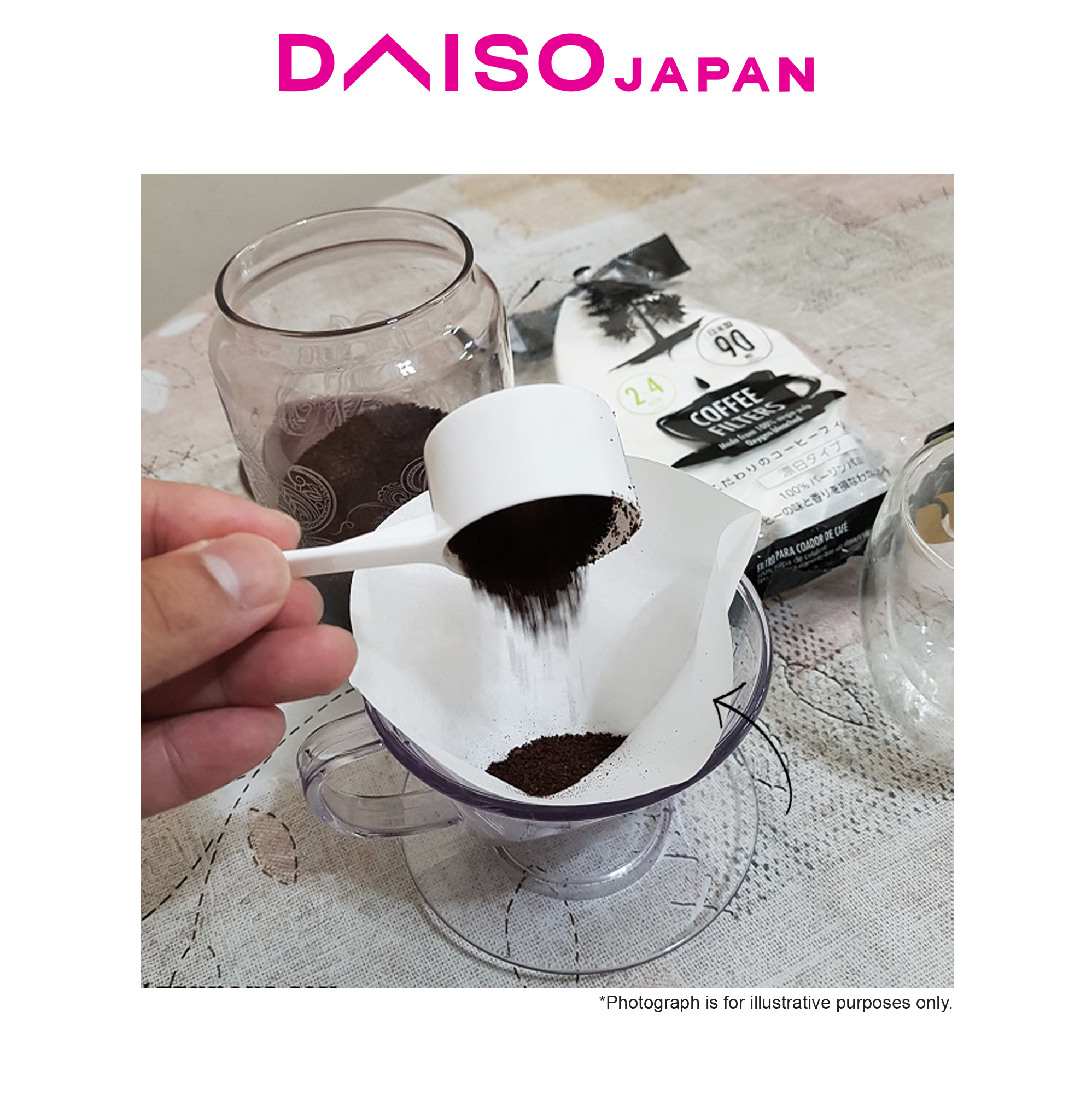 Daiso Bleached Coffee Filters (2-4 cups) | Shopee Philippines