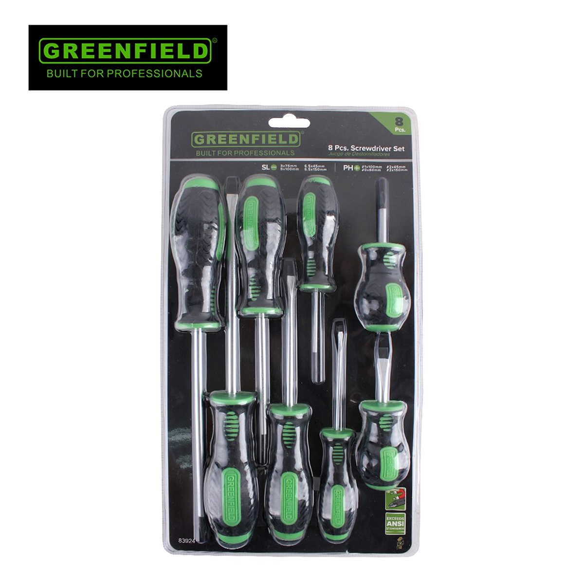 Greenfield Bi-Mat Screwdriver Set 8 Pcs. - Hand Tools | Shopee Philippines
