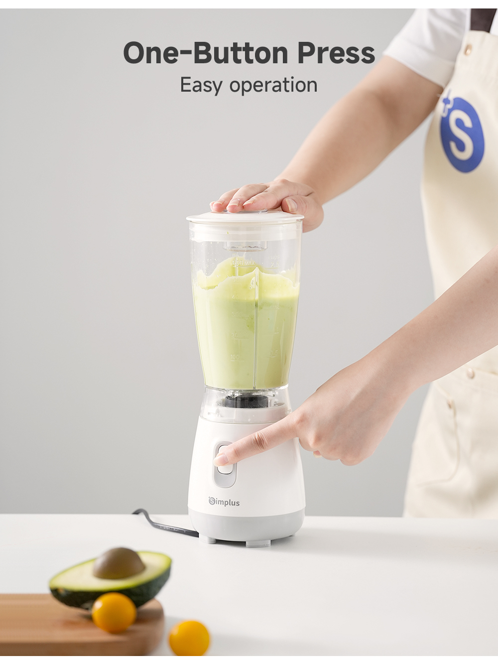 Simplus Blender Food Processor Juice Blender for Fruit and Vegetables ...
