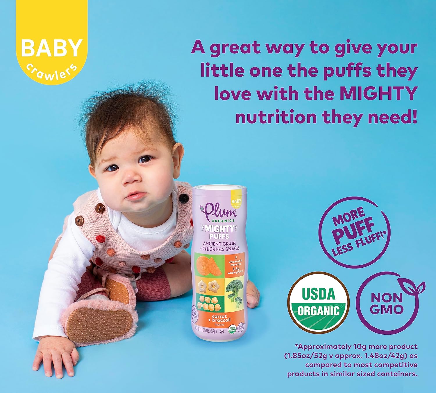 Plum Organics Mighty Puffs 52g | Shopee Philippines
