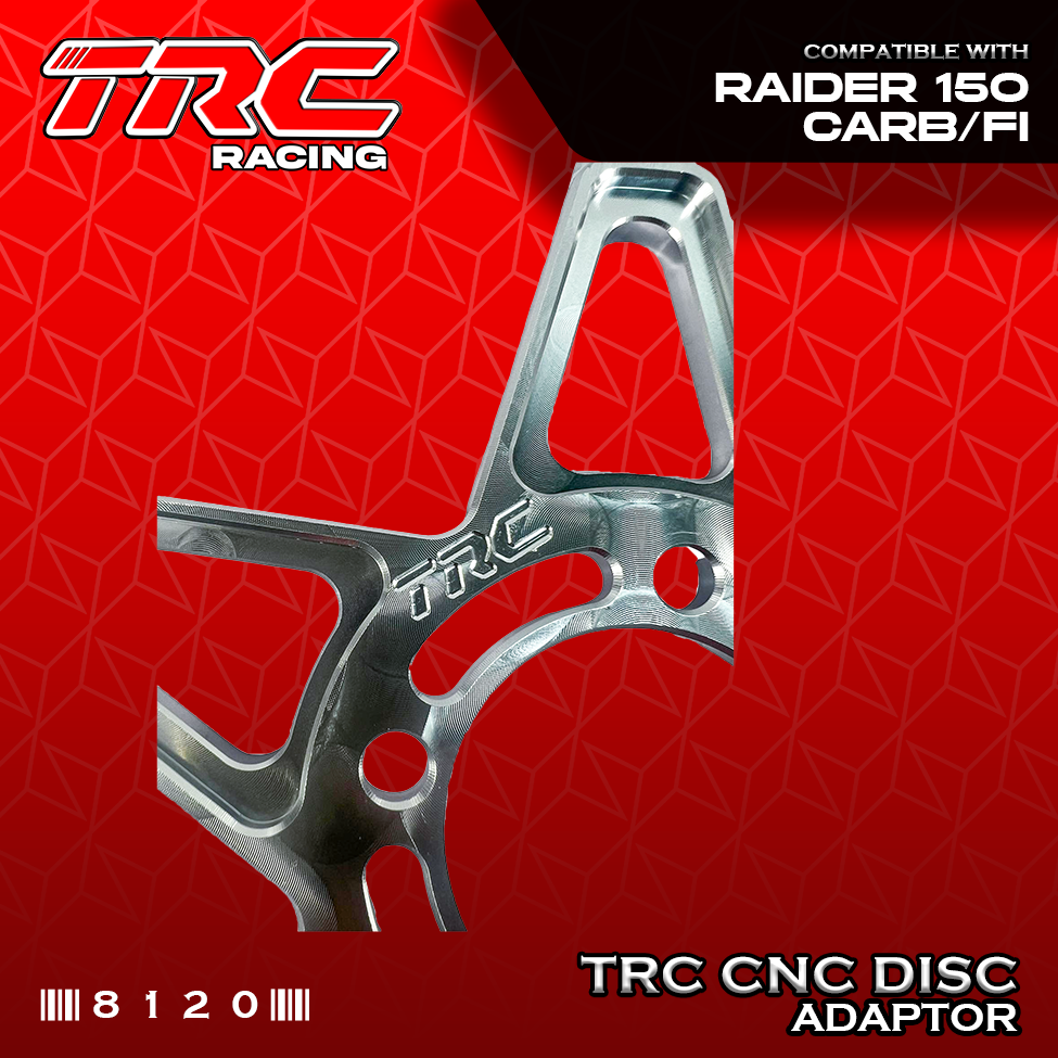 TRC RACING Star Disc Adapter CNC For Raider 150 Carb/FI 8120 | Shopee ...
