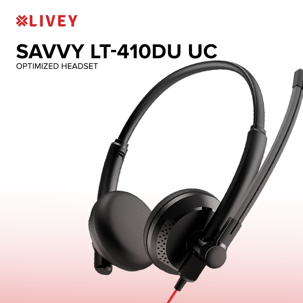 EasyPC| Livey Savvy LT-410DU UC/ LT-410DJU Dual Function Wired Headset ...