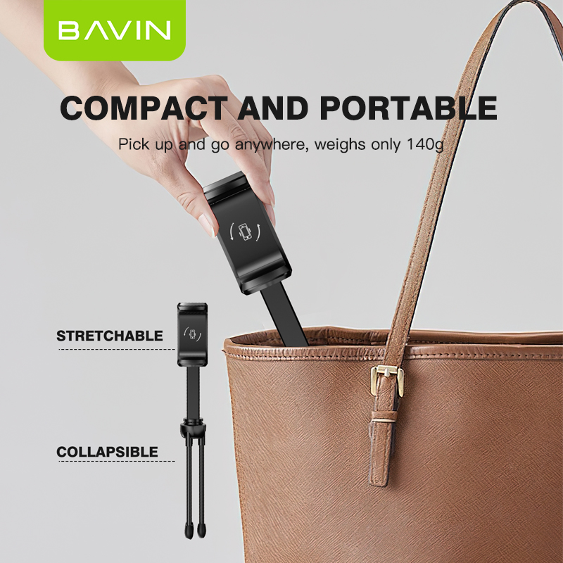 BAVIN B8 Phone Tripod Adjustable Angle Tripod Foldable Stable Phone ...