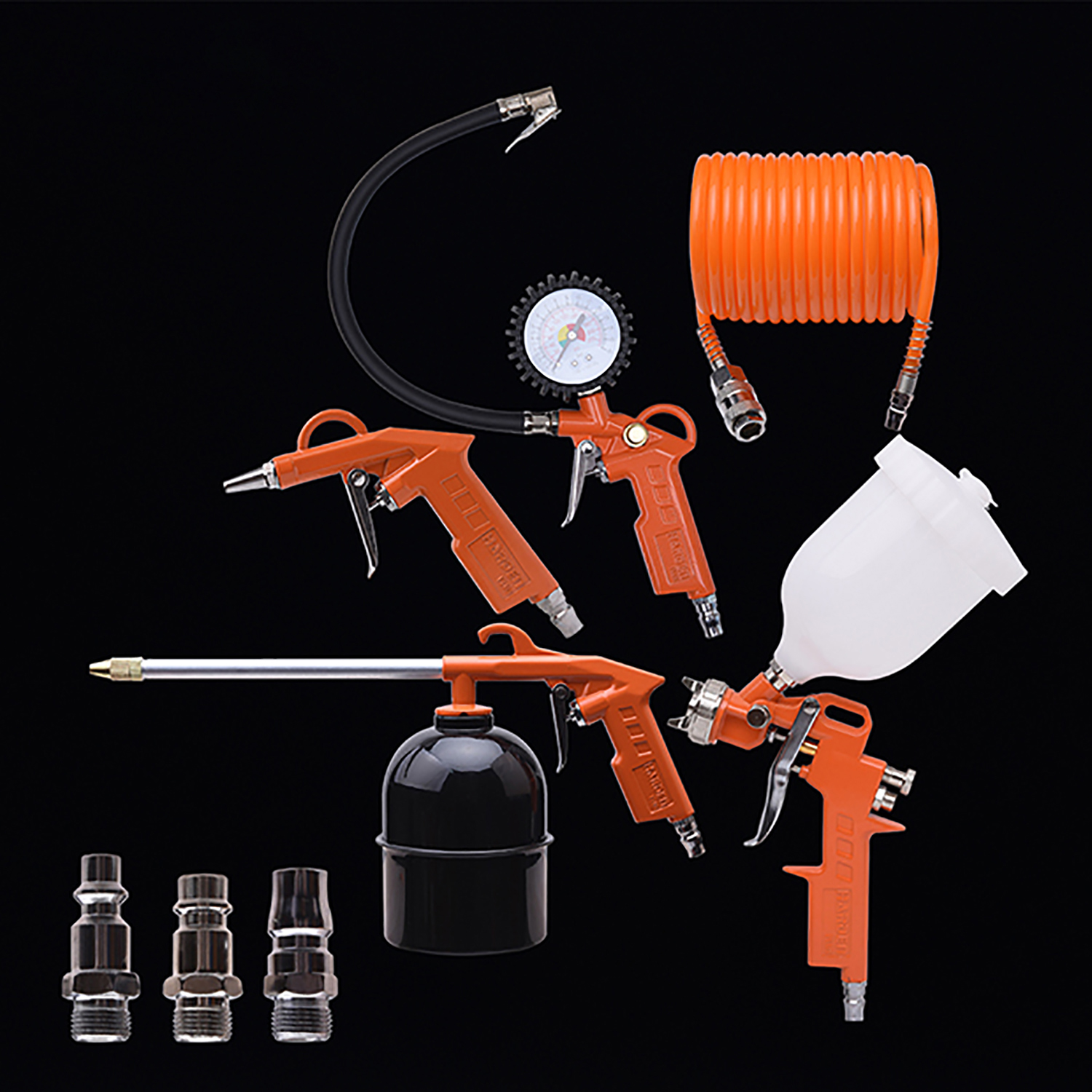 Harden 681903 5Pcs Air Tools Set 500ml Gravity feed air spray gun Air ...