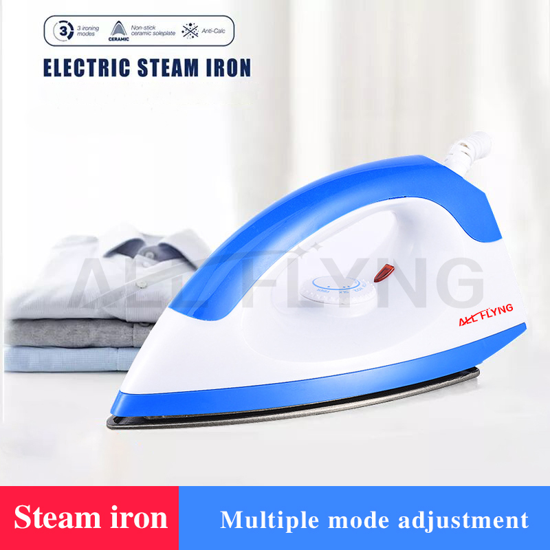 【ALL FLYING】1.5M Wire Clothes Iron Non Stick Soleplate 1000W Remove ...