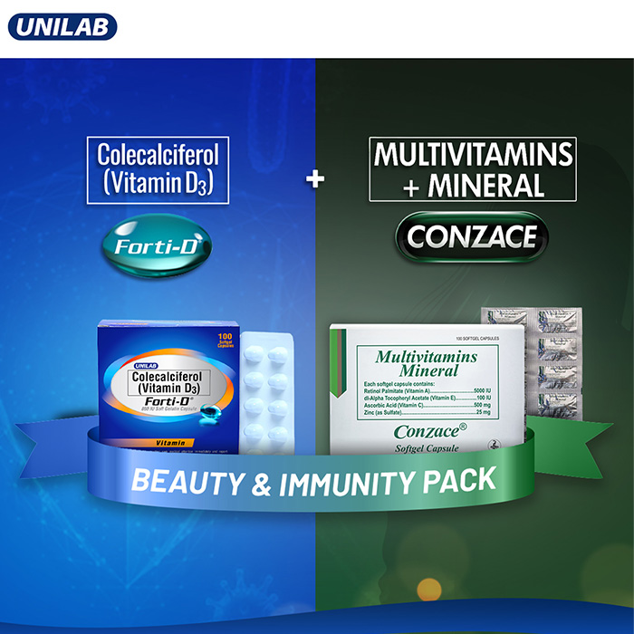 Beauty and Immunity Gift Pack: Unilab Conzace 50s and Forti-D 40s - For ...