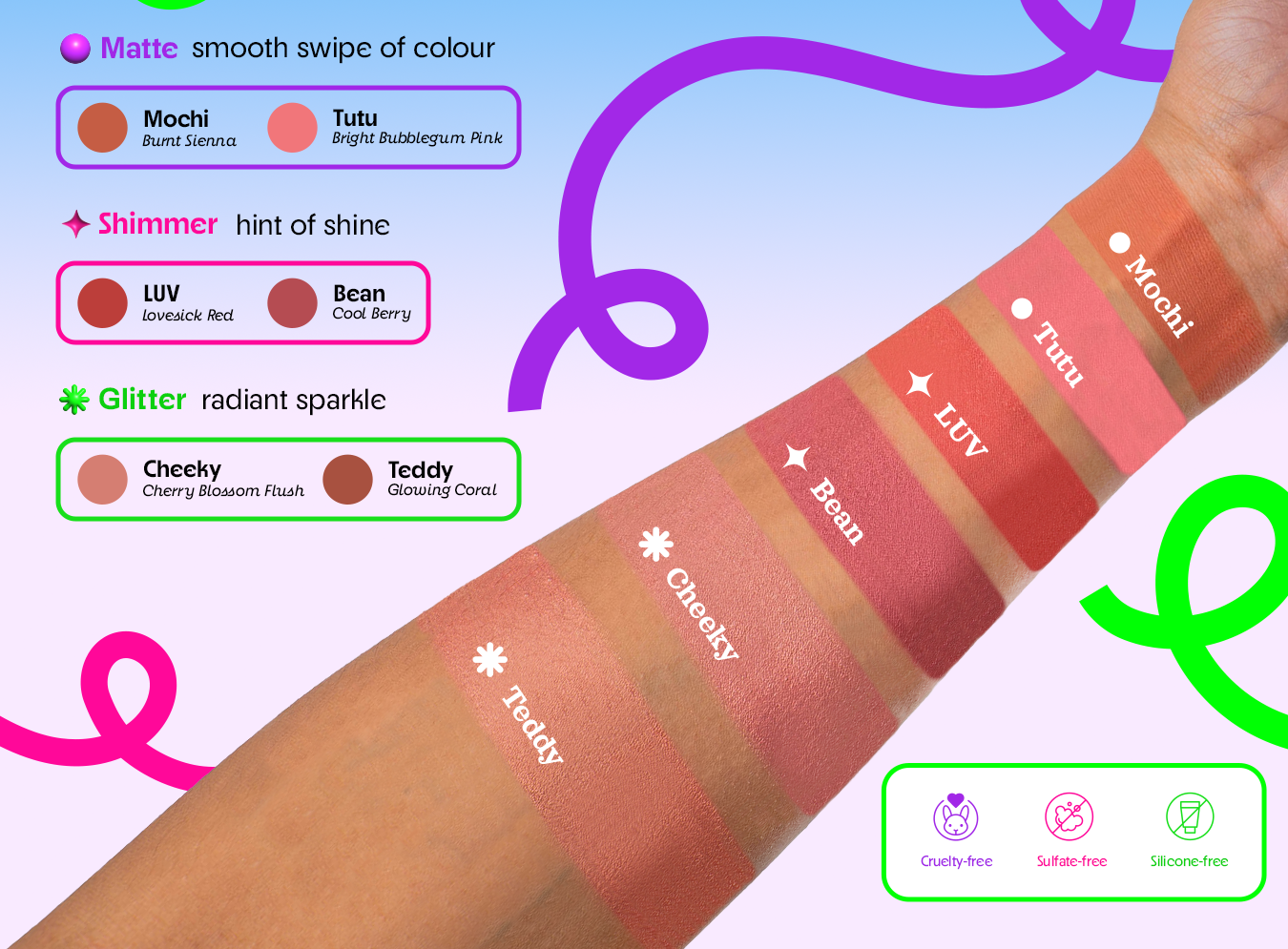 Colourette Colourbounce Jelly-to-Powder Blush [Ultra-pigmented ...