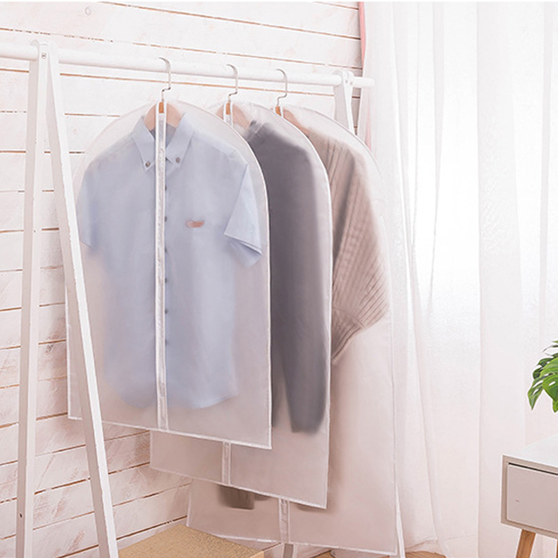 PEVA Transparent Clothes Protector Clothing Cover Dress Storage Bag ...