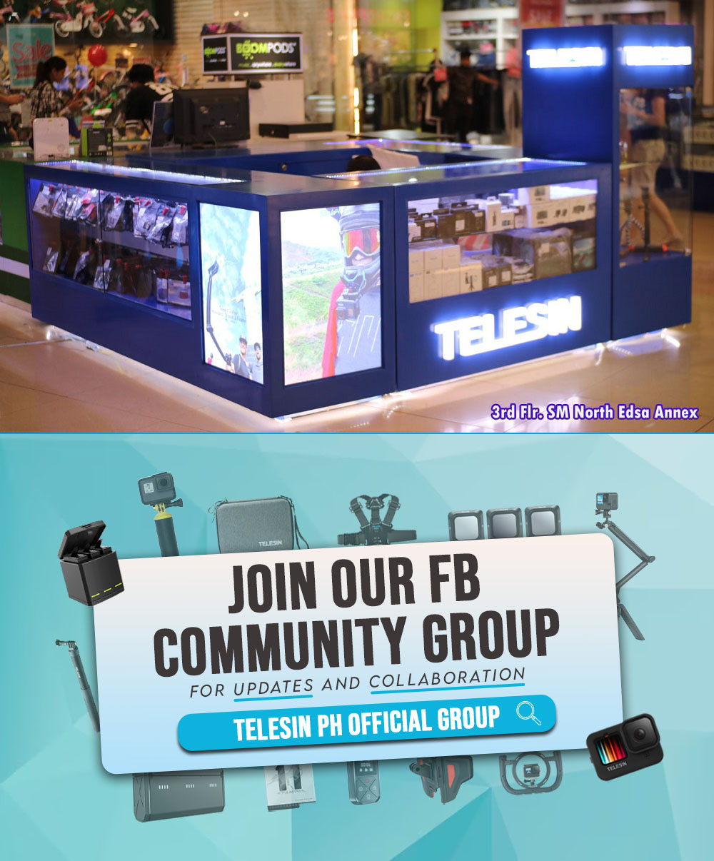 TELESIN 3-Way Multifunctional Monopod/Tripod Pole w/ Floater for Action ...