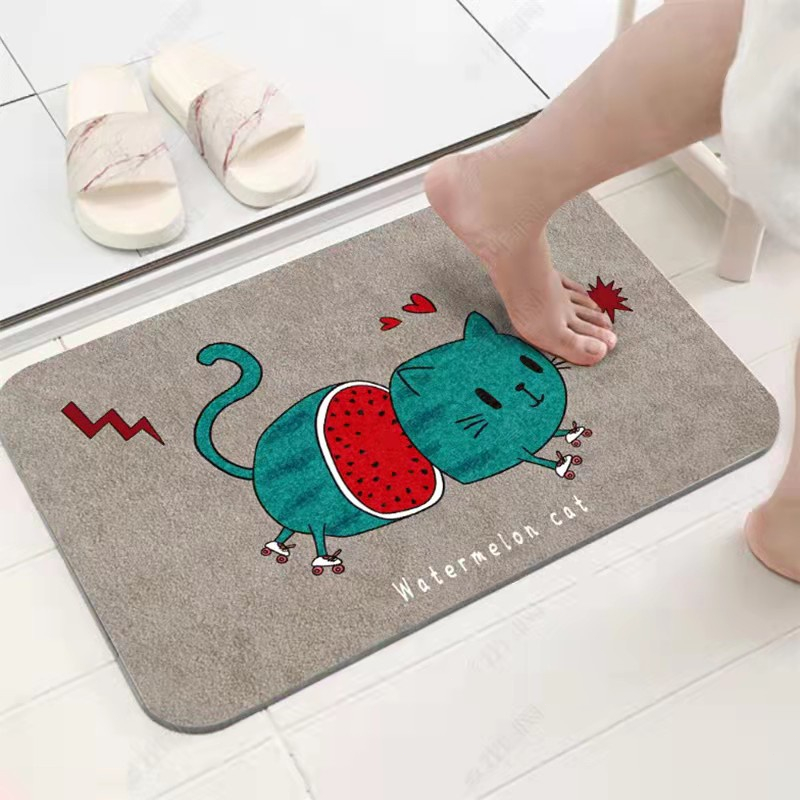 Hotel Home Bathroom Absorbent Non-Slip Mat Living Room Household Carpet ...