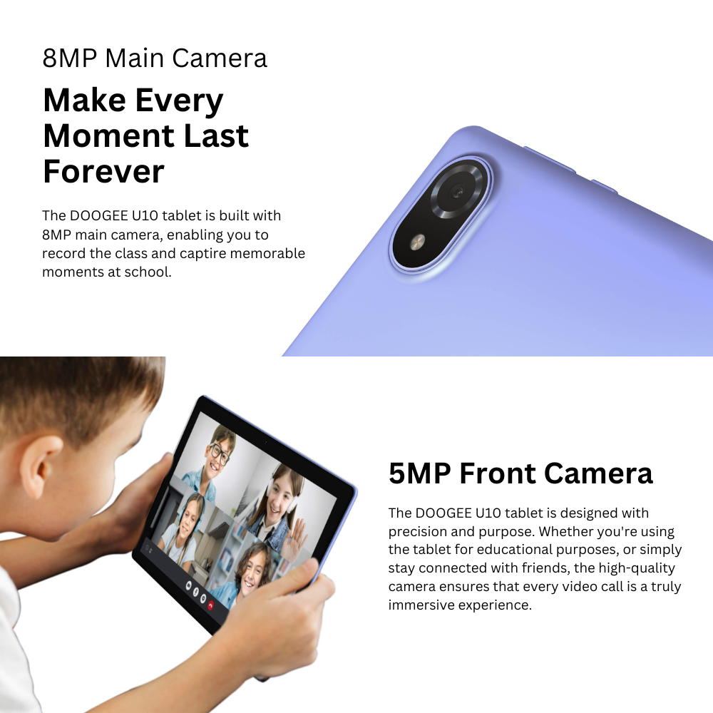 DOOGEE U10 Tablet | 10.1" IPS HD Display | Quad Core RK3562 | Android ...