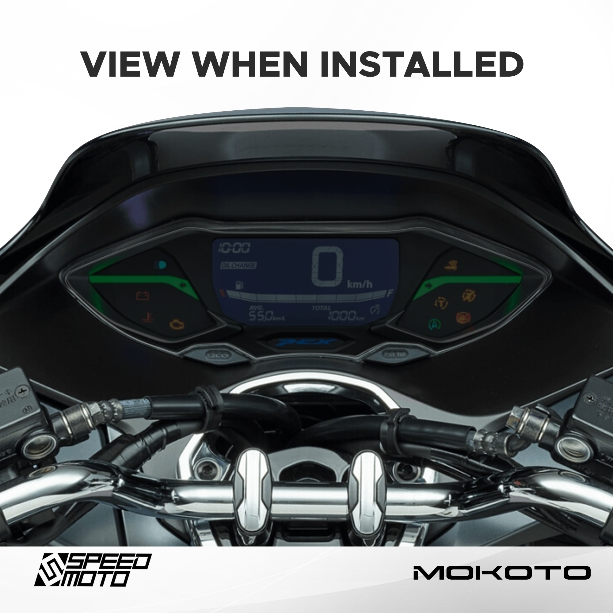 MOKOTO HONDA PCX 160 TPU SPEEDOMETER GAUGE SCREEN PROTECTOR ANTI ...