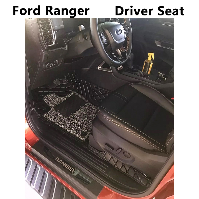 NEXT-GEN FORD RANGER RAPTOR 2023-2024 FLOOR MATTING 7D DEEPDISH COIL ...