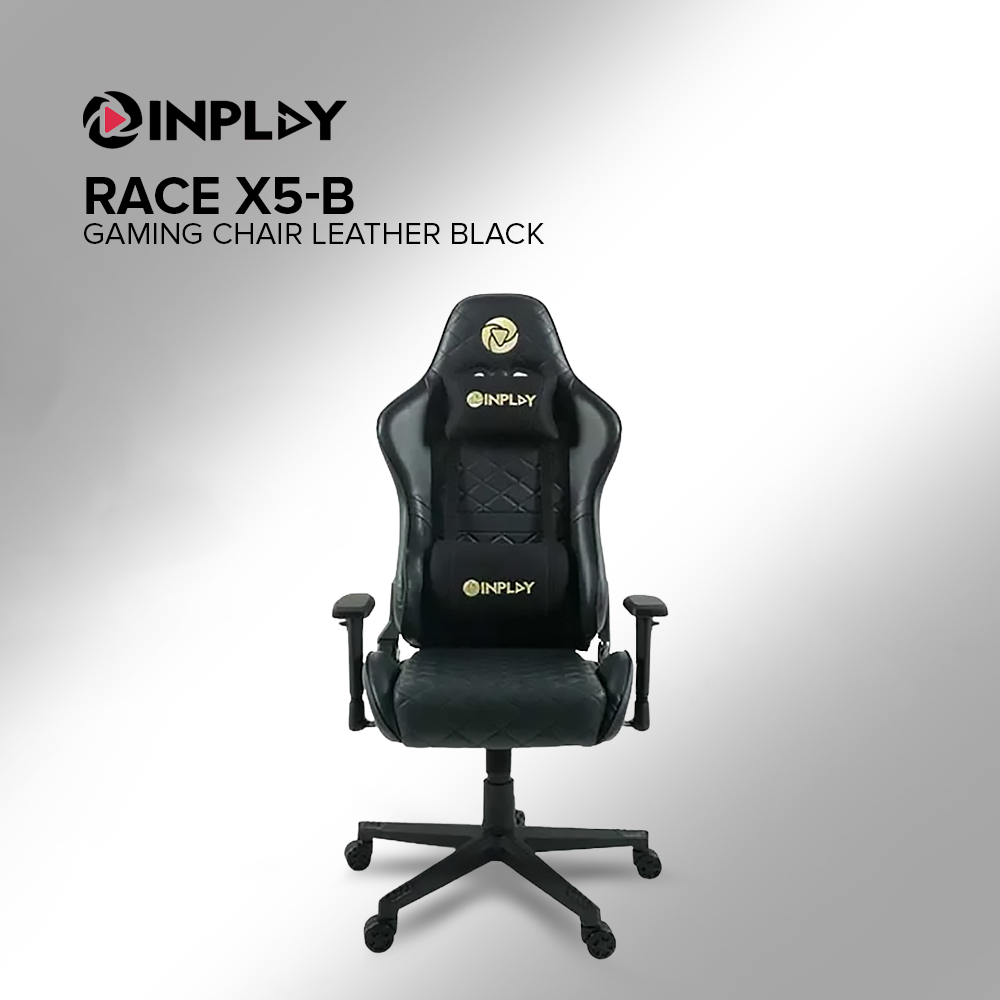 EasyPC| Inplay Race X5-B/X5-R Gaming Chair Leather Black and Red ...