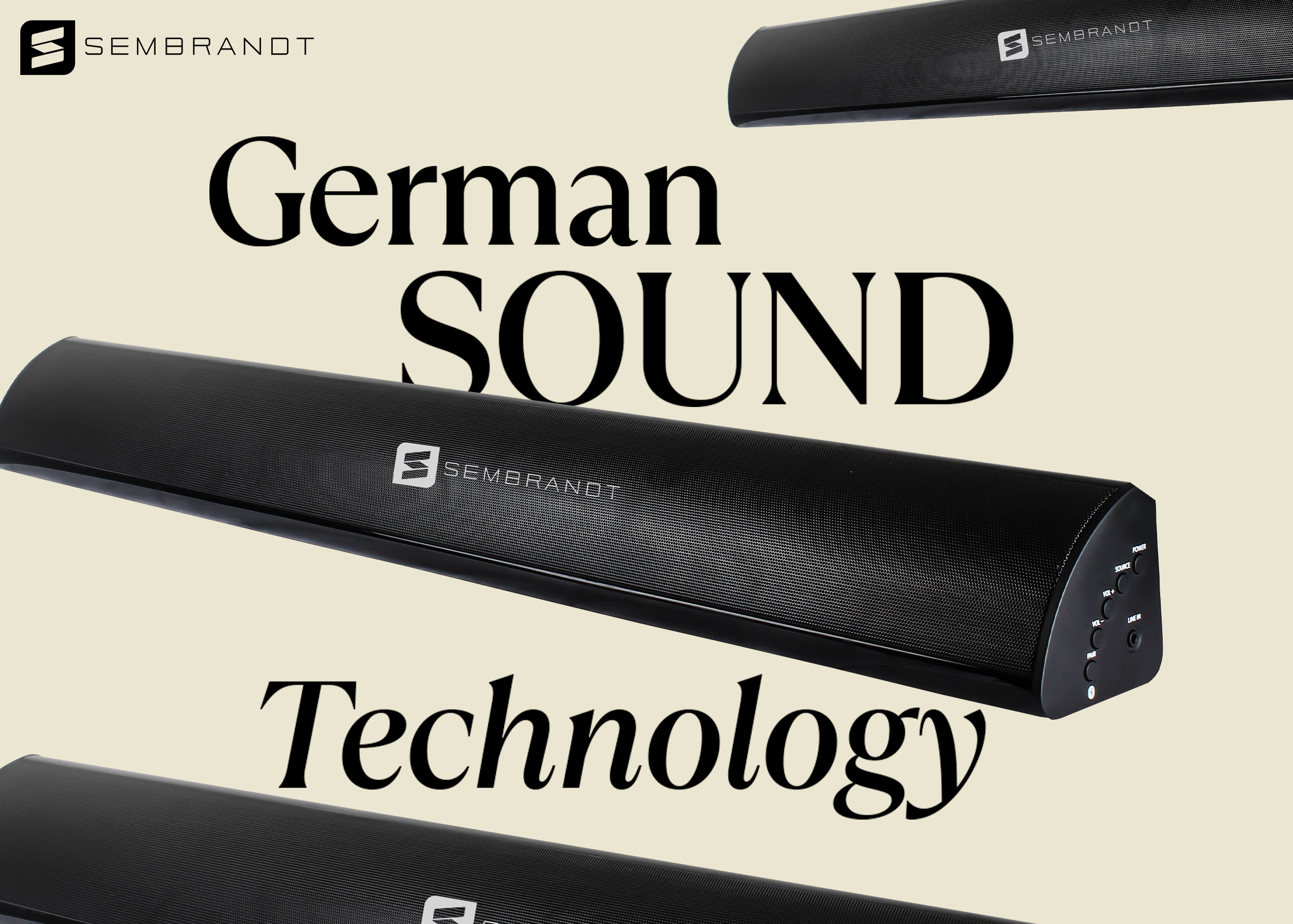 Sembrandt SB750 TV Soundbar with Built-In Subwoofer - Bluetooth ...