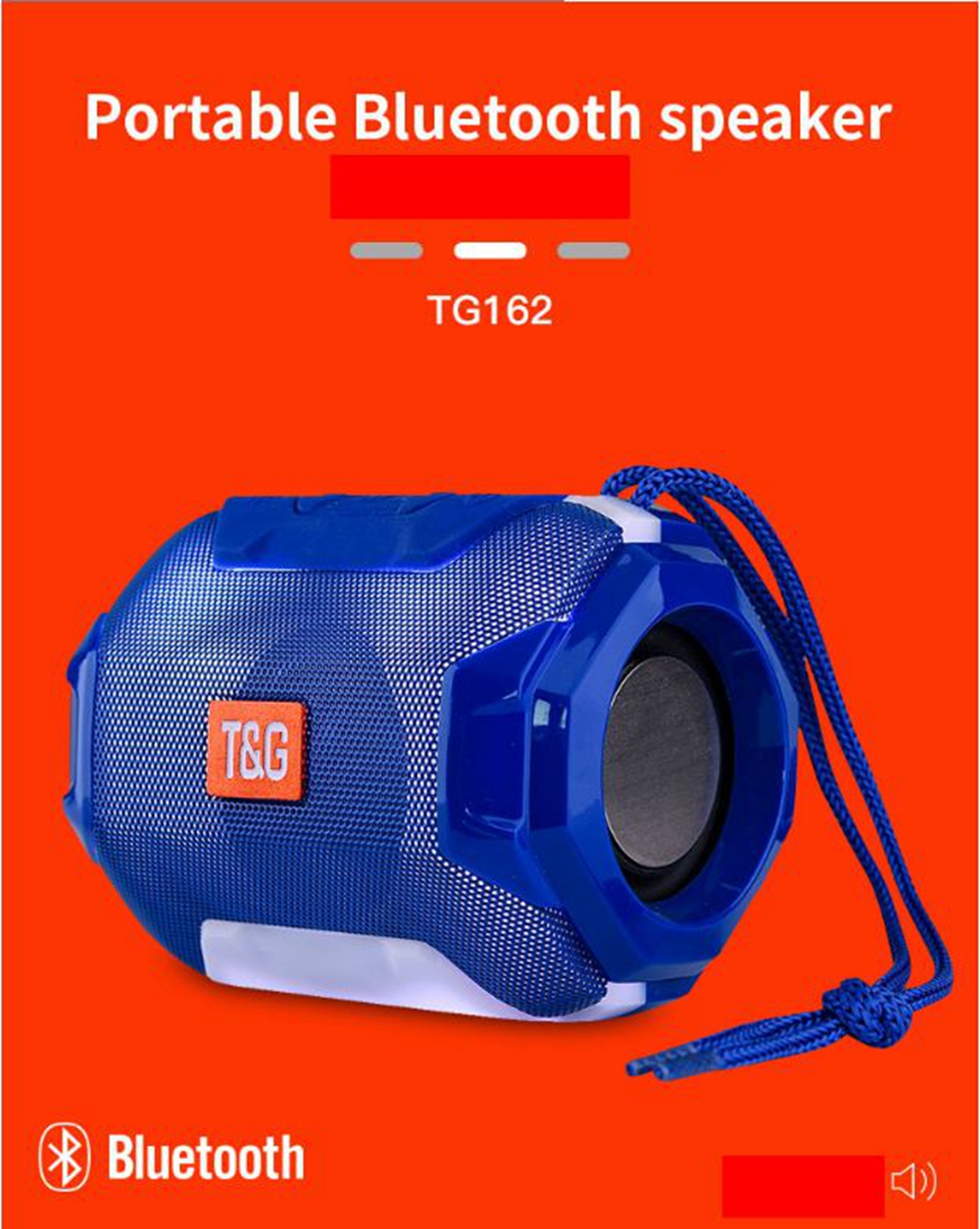 T&G TG-162 Colorful Light Wireless Portable Bluetooth Speaker with ...