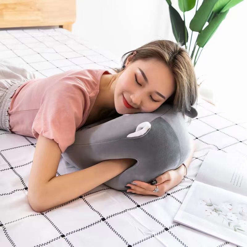 Cartoon Pillow Travel Neck Nap Pillow Conform To Ergonomics Office ...