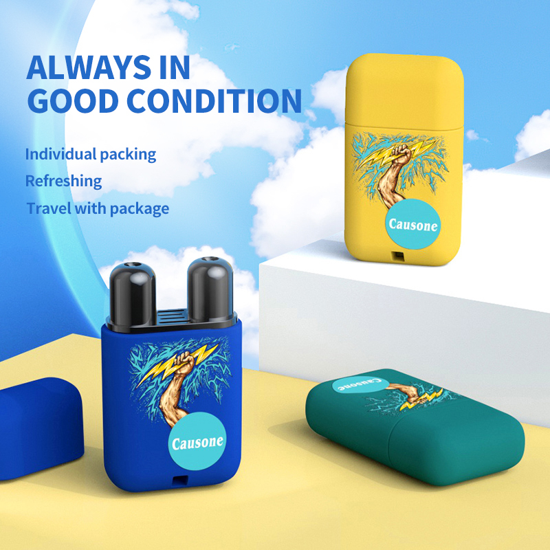 New Inhaler for Nose With Flavors Essential Double Hole Energy Bar ...