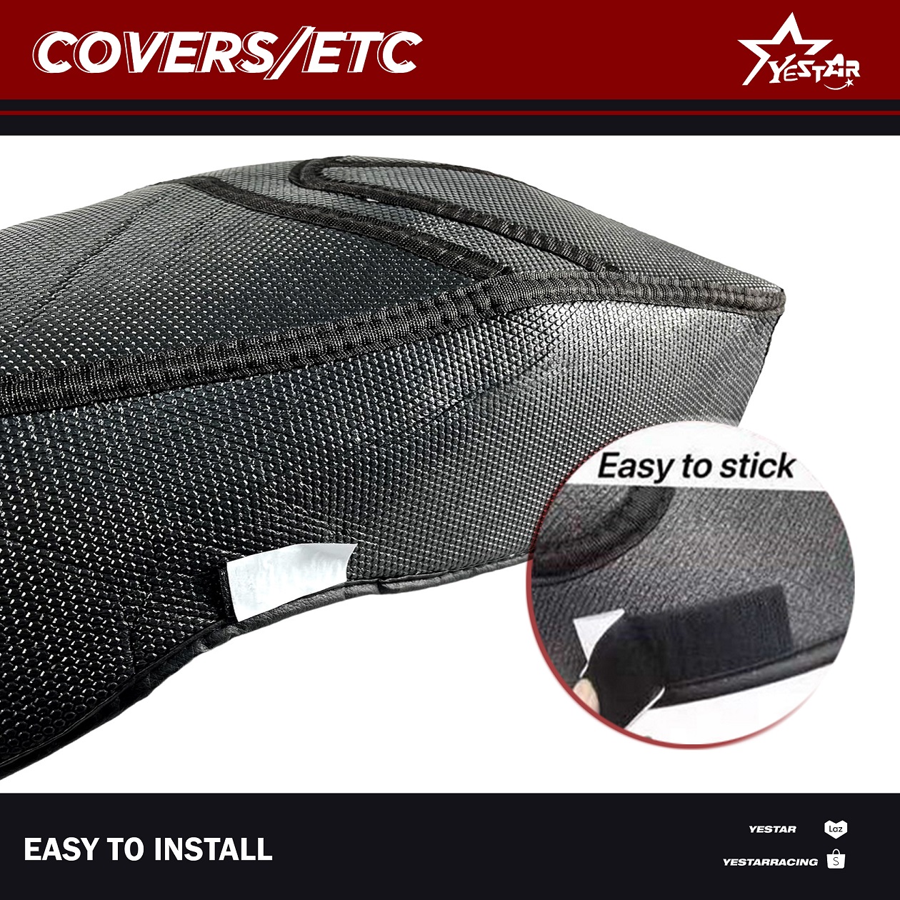 Yestar Racing Ubox Seat Cover For Honda ADV 160 Pixies Ubox Seat Compartment Cover #5560 ...