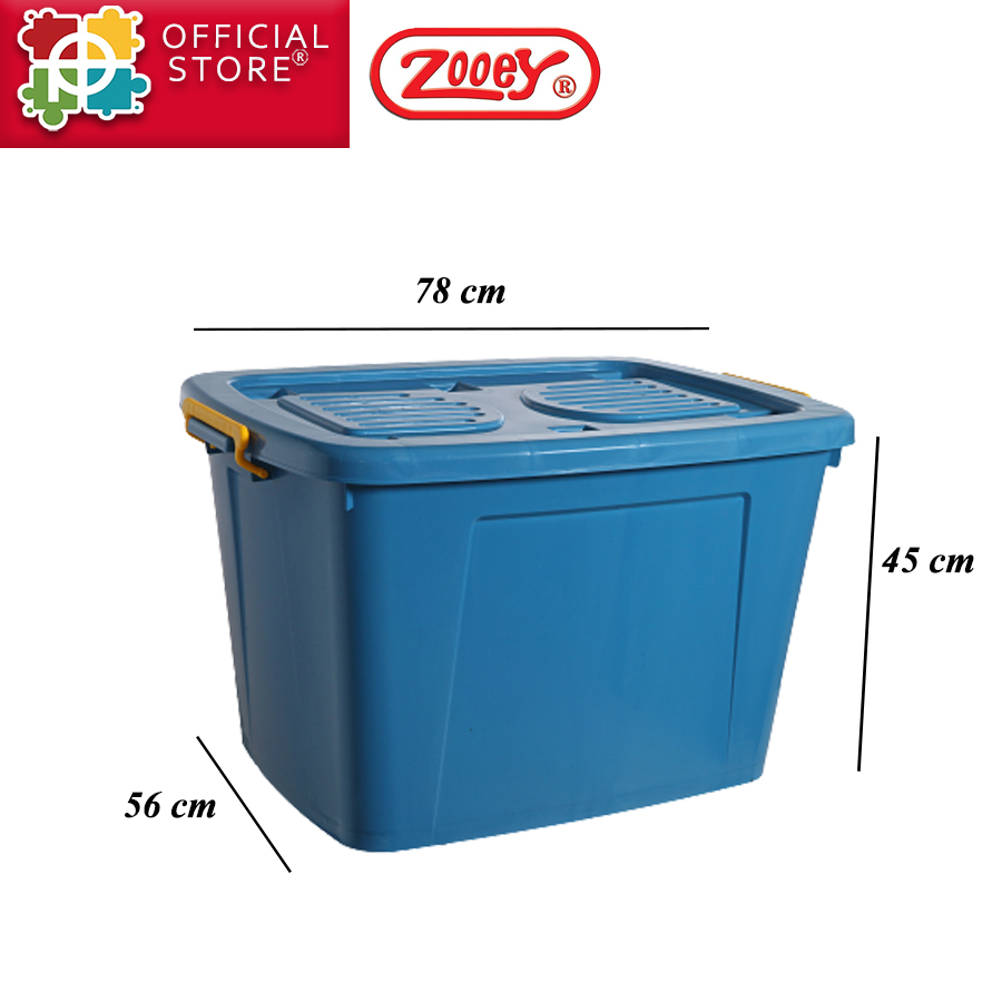 Zooey Chubby Box Big Colored Storage Box/Container 131L Stock No. 1800-C | Shopee Philippines