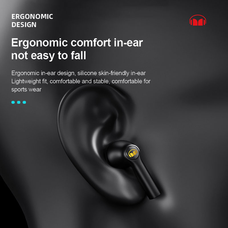 Monster XKT02 TWS Bluetooth Earphones Wireless Earbuds with Mic Noise ...