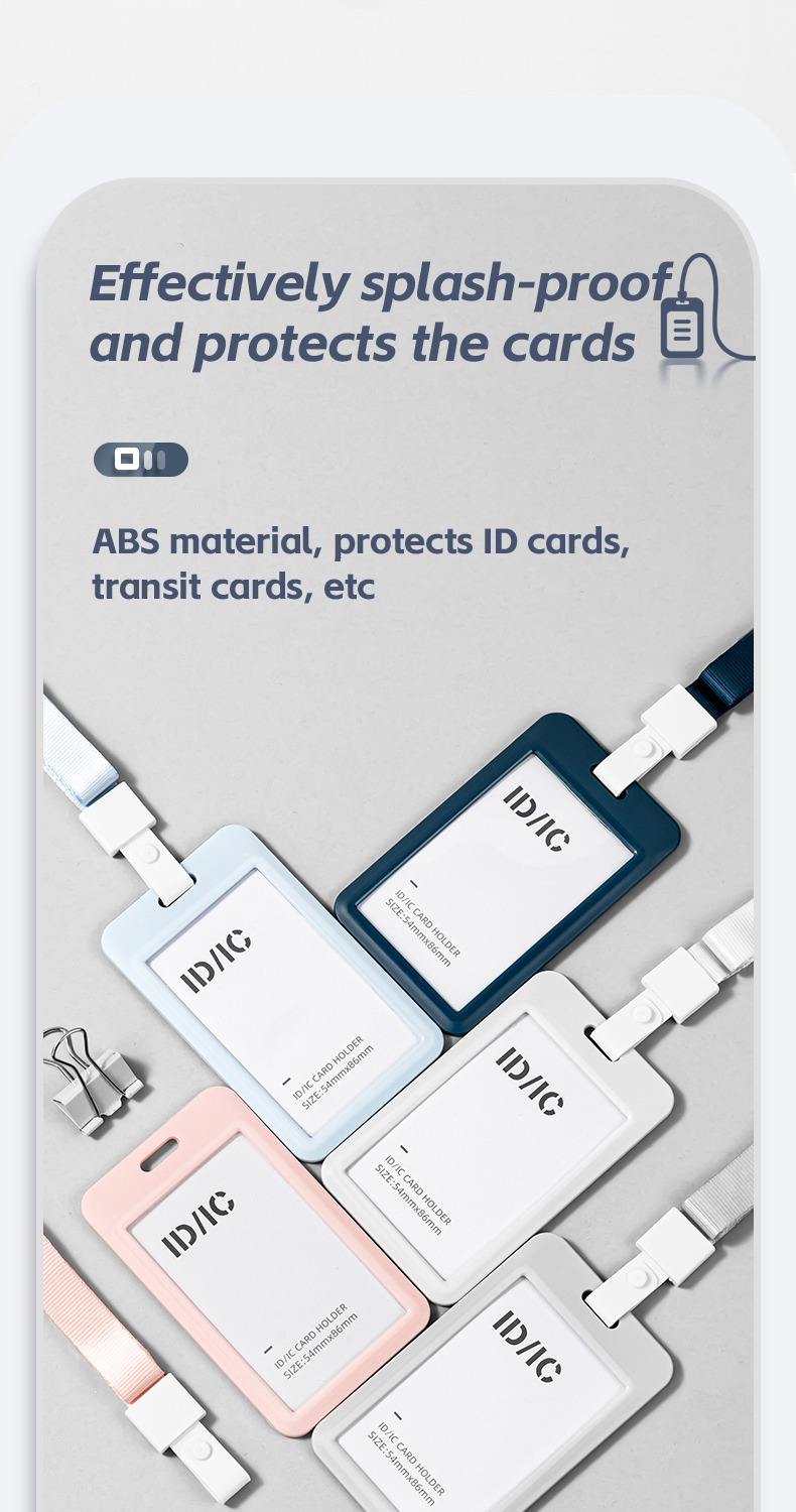 Deli Name Tags ID Card Holder Certificate Card IC Card Holder | Shopee ...