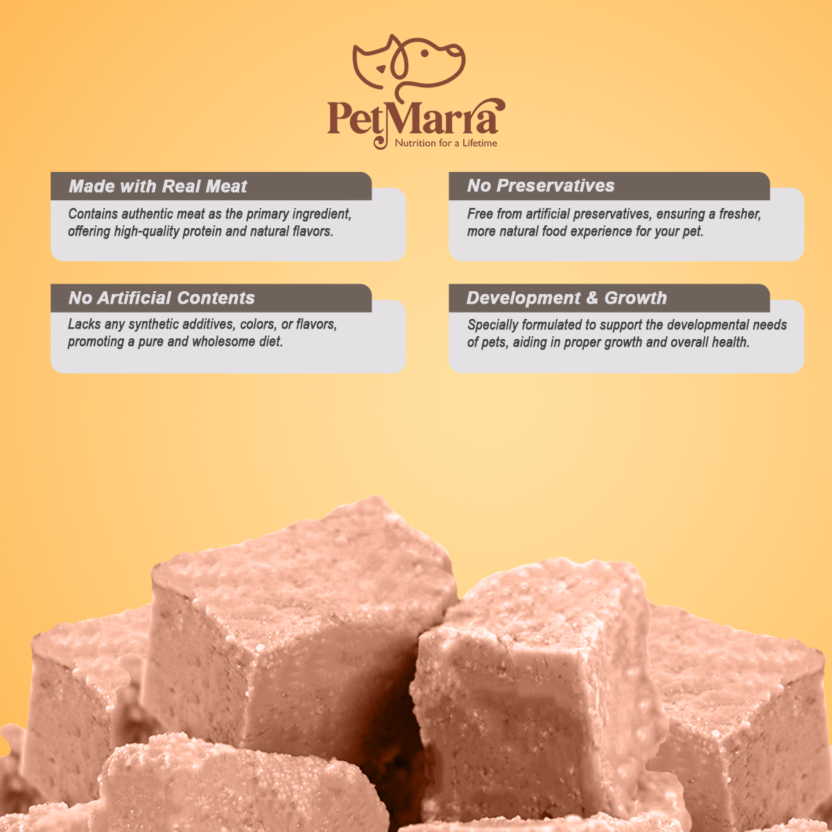 PetMarra Natural Meat Loaf Kitten / Cat Wet Food Pouch Oceanfish Tuna ...