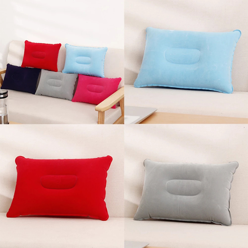 Inflatable Pillow Portable Rectangular Office Lunch Break Pillow ...