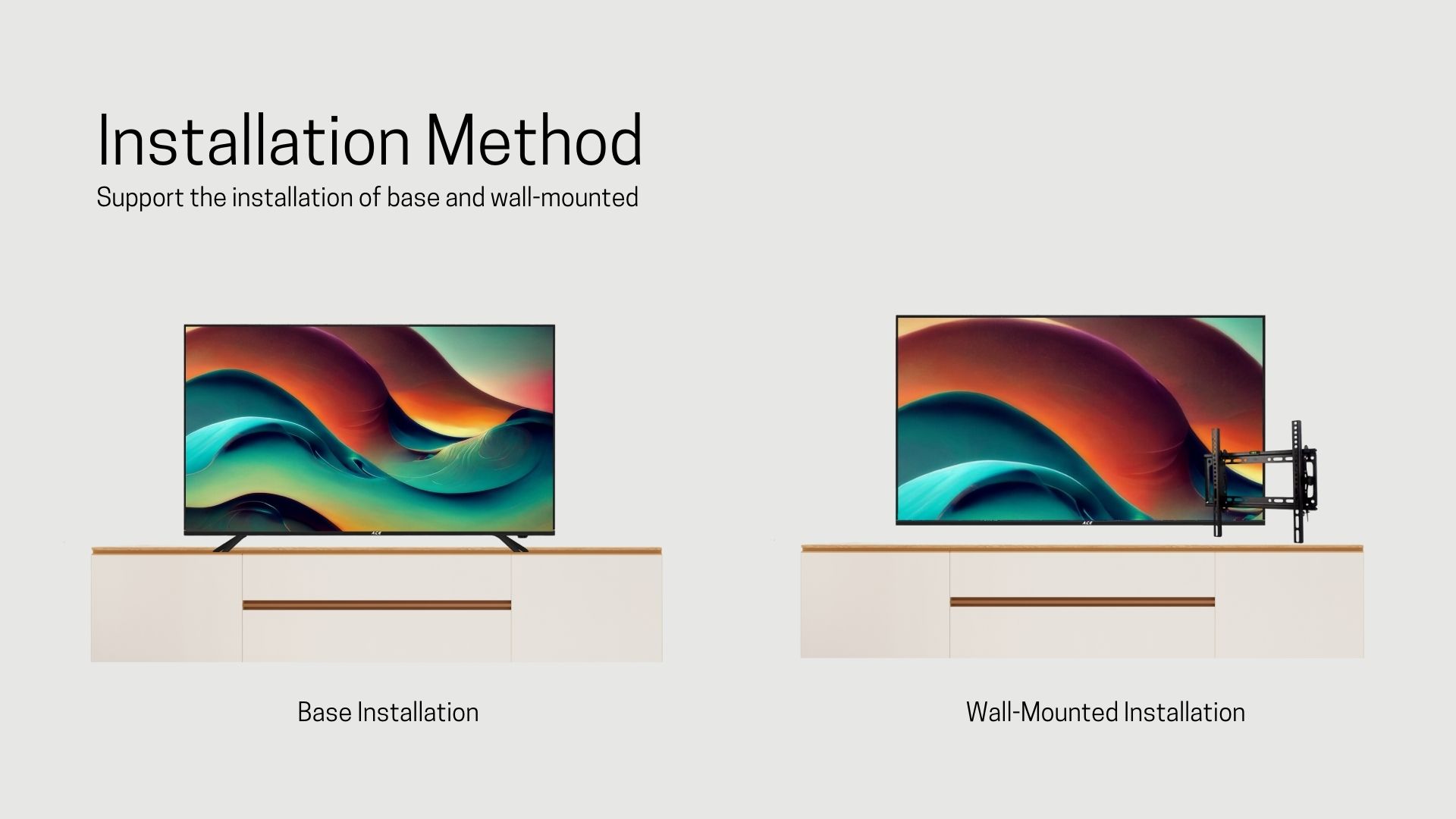 Ace 43" LED TV Black LED-909 Full HD | Shopee Philippines