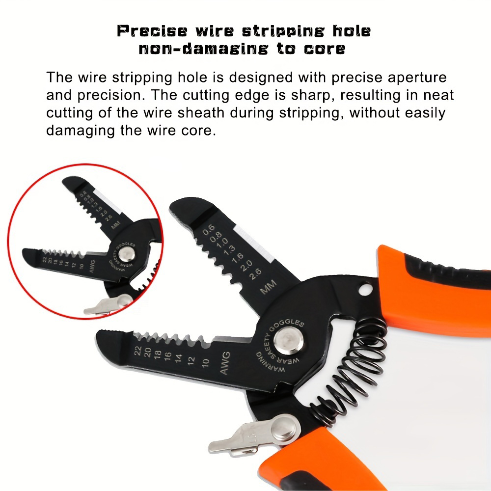 7-In-1 Wire Stripper Stripper Wire Striper Cutter Wire Stripper Plier ...