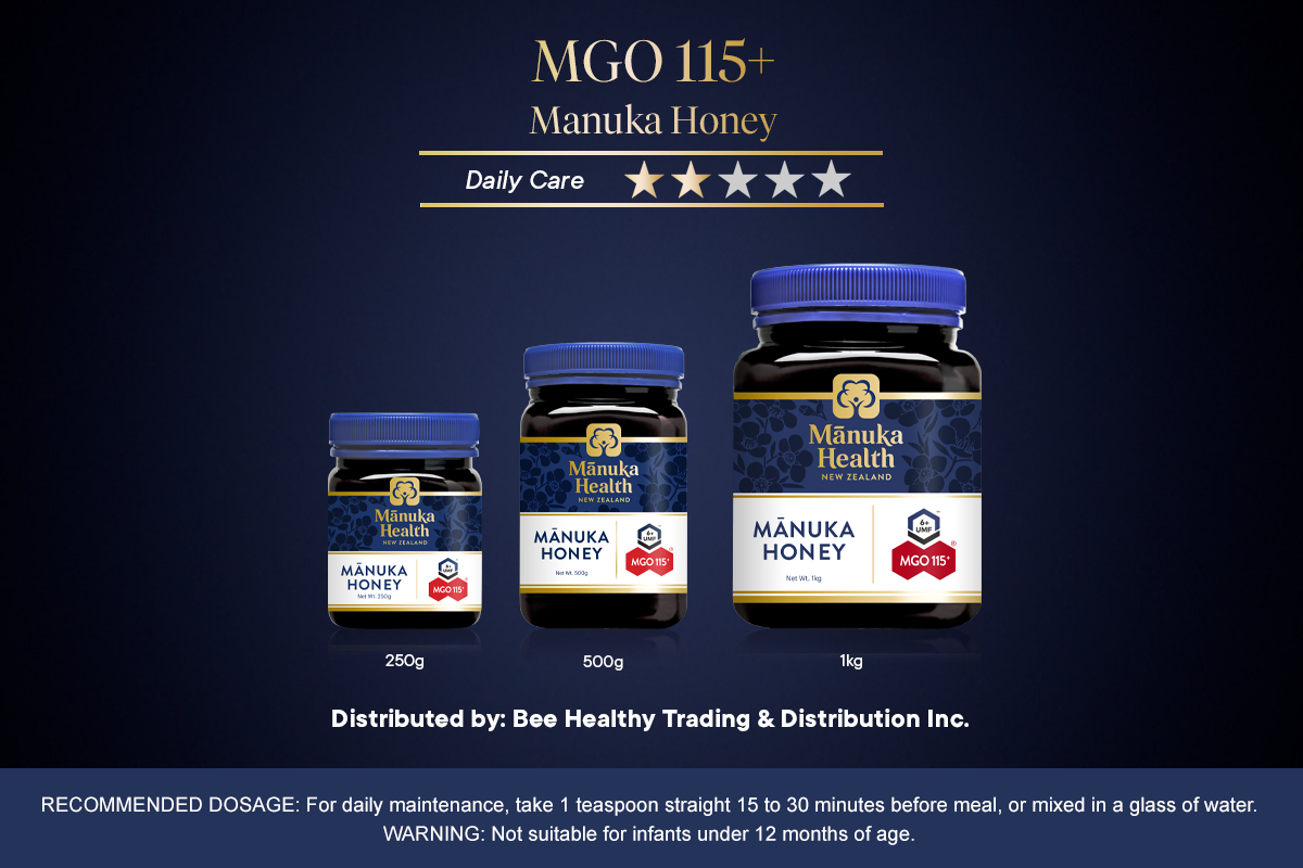 Manuka Health MGO 115+ UMF 6+ Manuka Honey (500g) | Shopee Philippines
