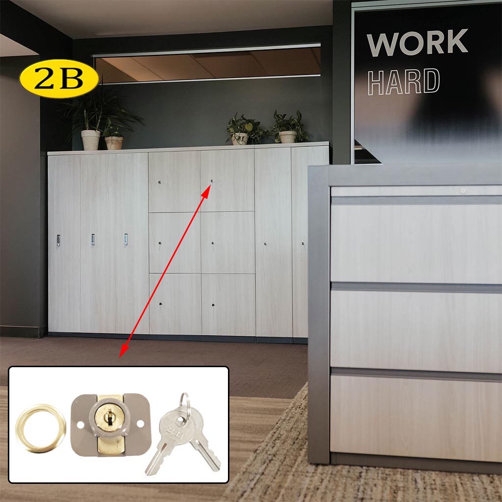 2B Best Choice 2 Hole Drawer Lock Wardrobe, Cabinet and Desk Locker ...
