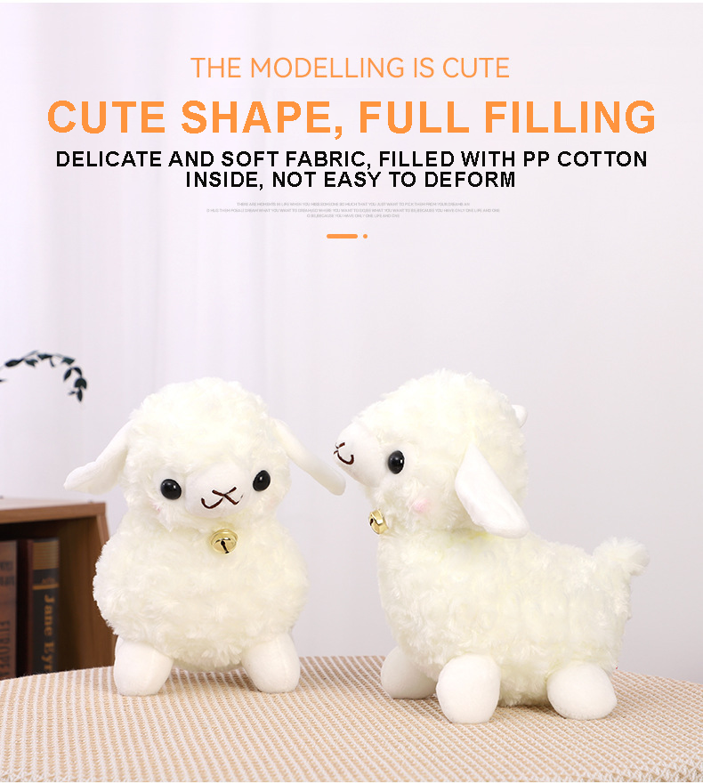 25cm cute White Sheep stuffed toy Plush Doll Toys Home Decoration gift ...