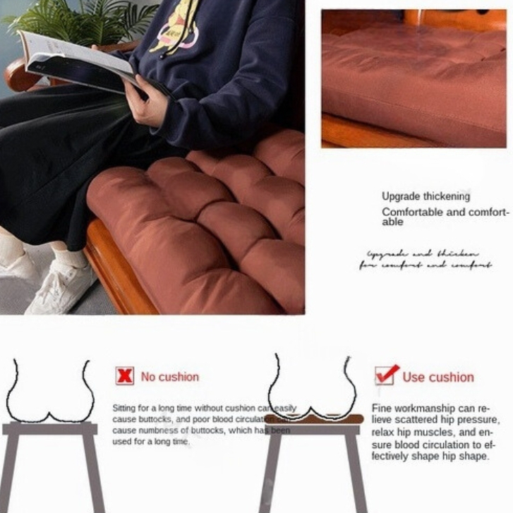 Chair Cushion Kutson Foam Mattress Single Foldable Bed Mat Sofa Foam Portable Big Size Seat ...