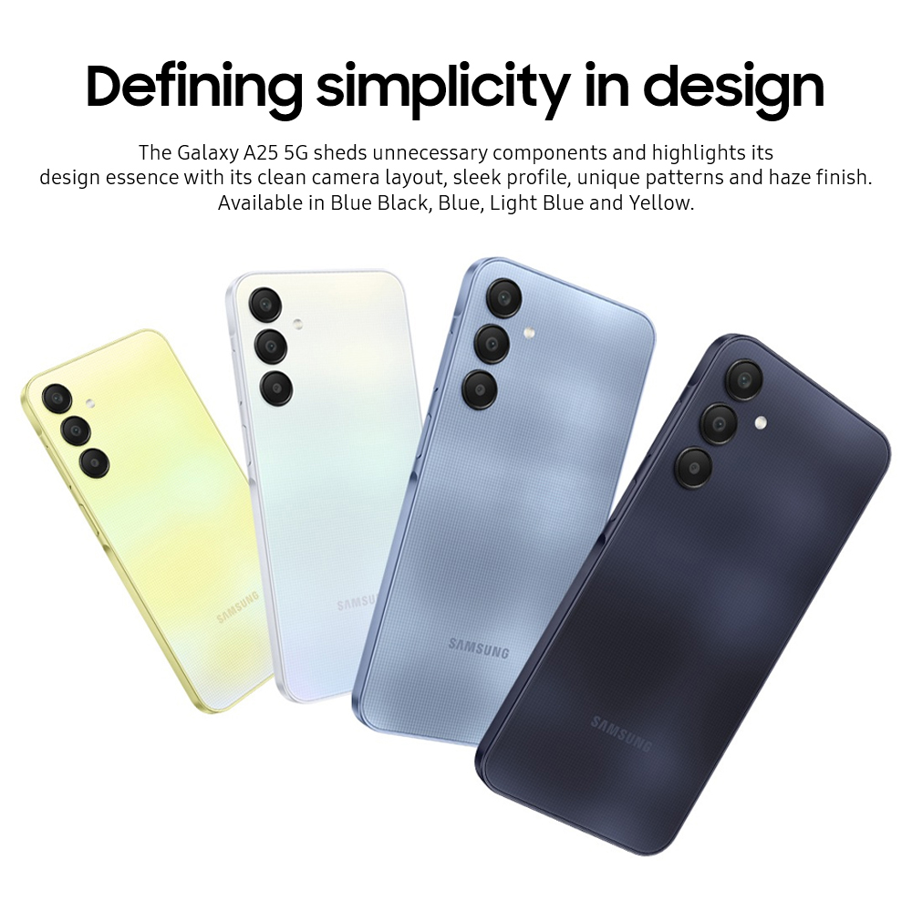Samsung Galaxy A25 5G Smartphone | 8GB+256GB | Octa-core Processor | 6. ...