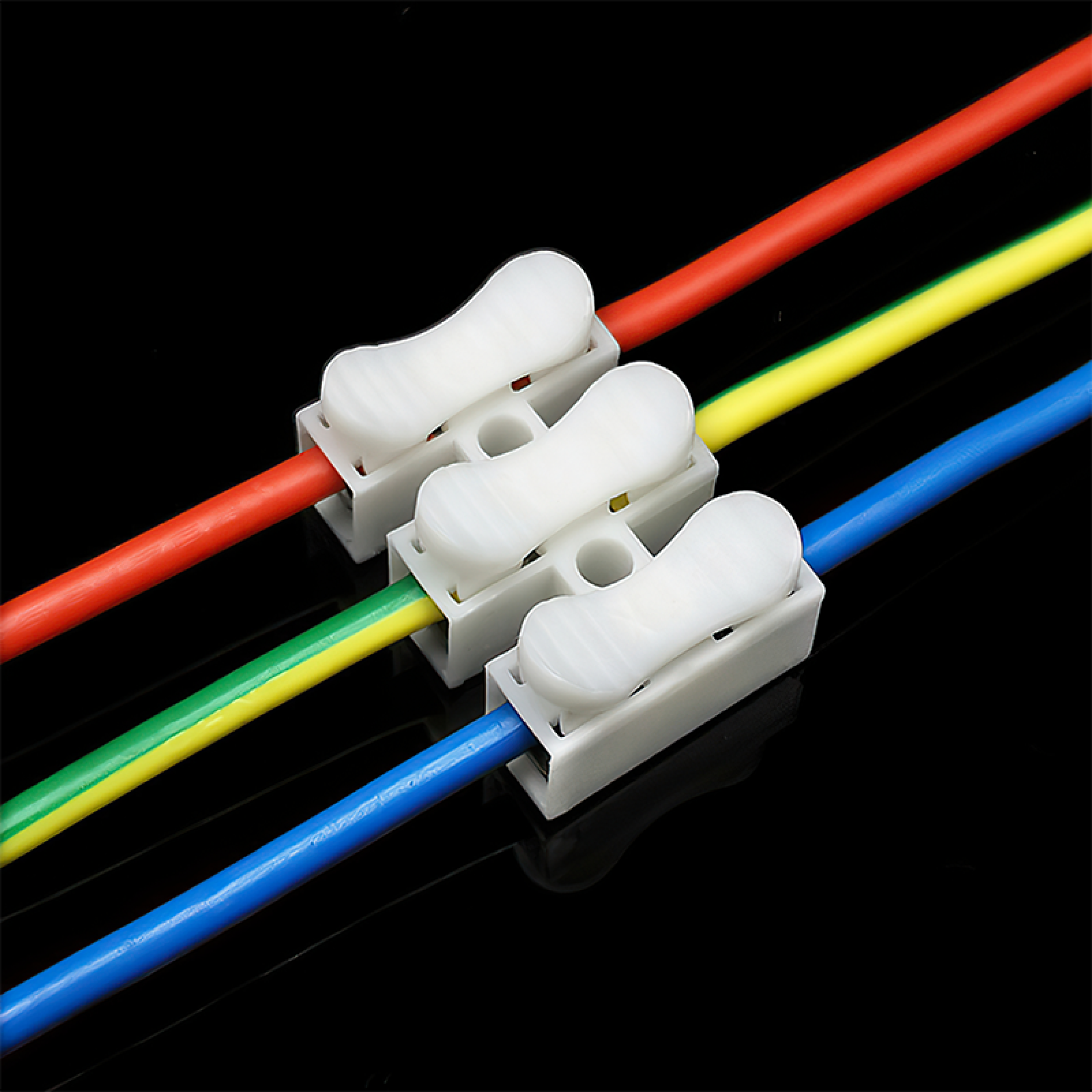 50PCS CH-2 Fast Wiring Terminal Cable Connectors Clip Quick Splice Lock ...