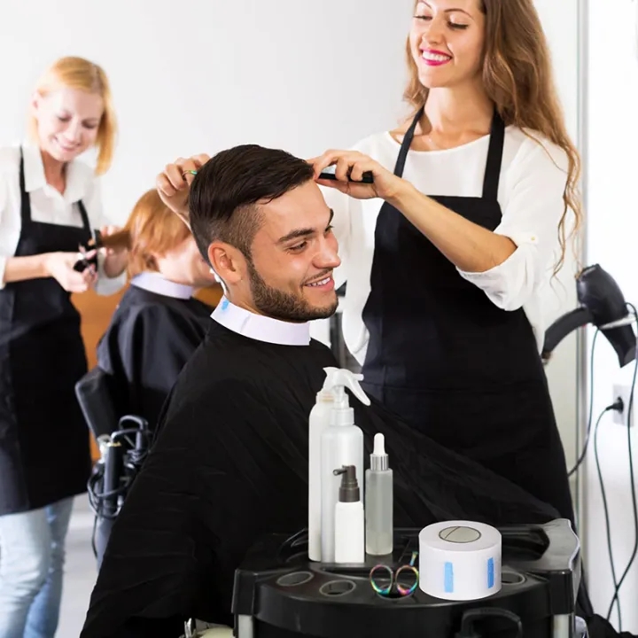 5 Rolls Neck Tissue Paper Ruffles for Salons and Barbershop | Shopee ...